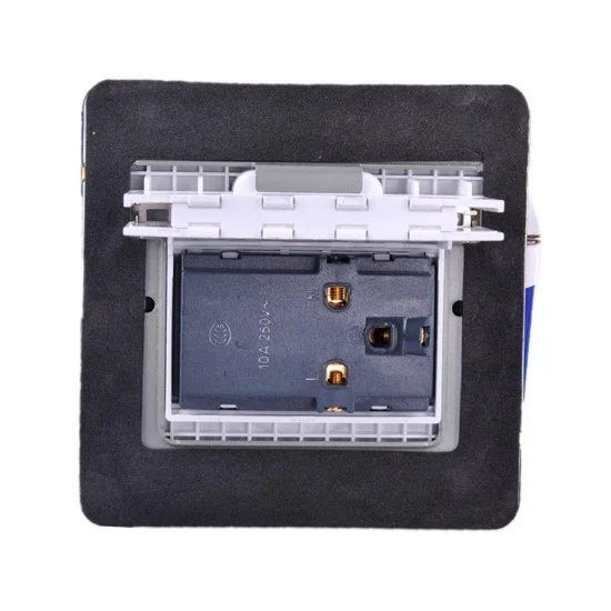 10A Floor Wall Plate Ground Power Outlet Universal Power Socket Charger ...