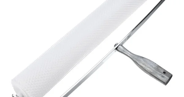 20 Inch 500mm Spiked Aeration Floor Roller Brush Self Levelling Screed ...