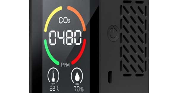 3 in 1 Digital CO2 Meter Carbon Dioxide Meter Air Quality Monitor ...