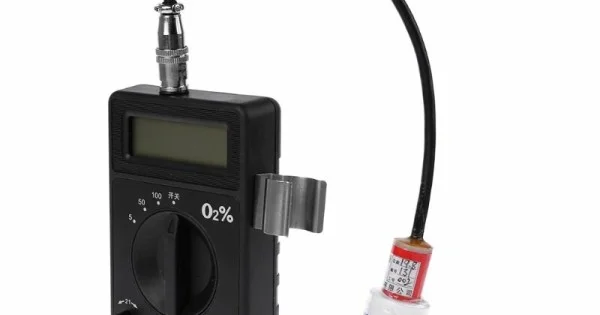 Cy 12c Gas Analyzer Professional Portable O2 Oxygen Concentration Content Tester Meter High