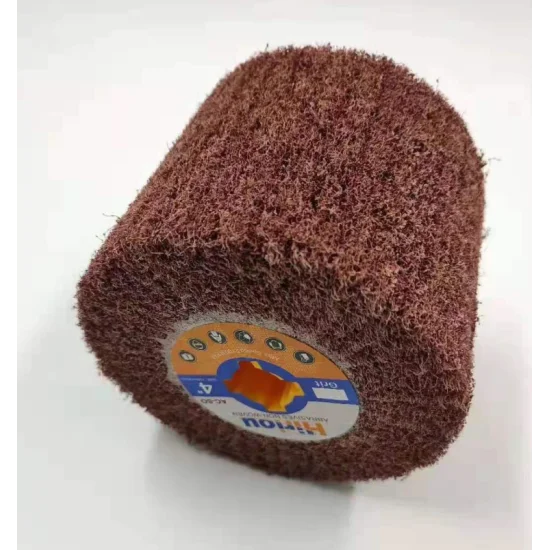 80 GRIT Fiber Nylon Stainless Steel Wire Drawing Polishing Wheel ...