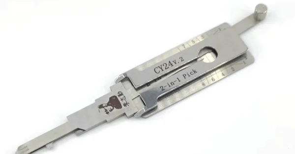 CY24 2 in 1 Car Door Lock Pick Decoder Unlock Tool Lock Picks Tools