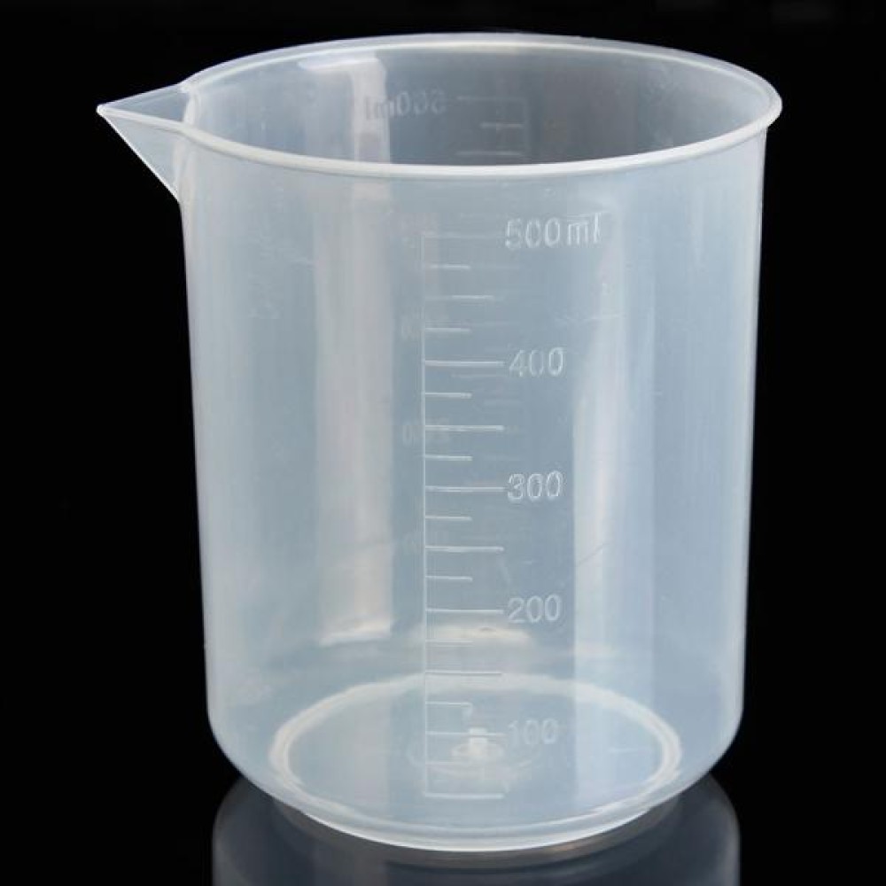 25mL To 250mL Graduated Clear Plastic Beaker Volumetric Container For ...