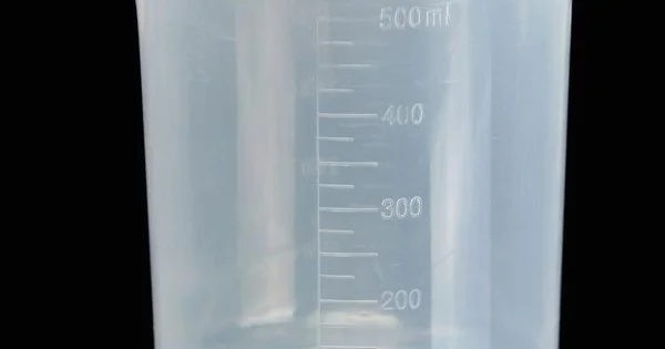 25mL To 250mL Graduated Clear Plastic Beaker Volumetric Container For ...