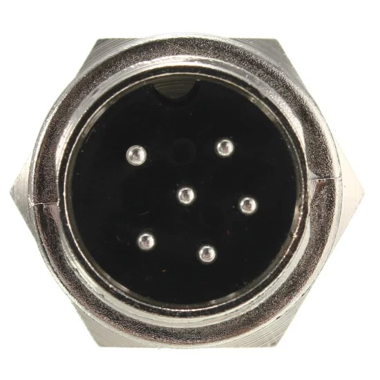 M16 2/3/4/5/6/7/8 Pin Screw Type Electrical Aviation Plug Socket ...