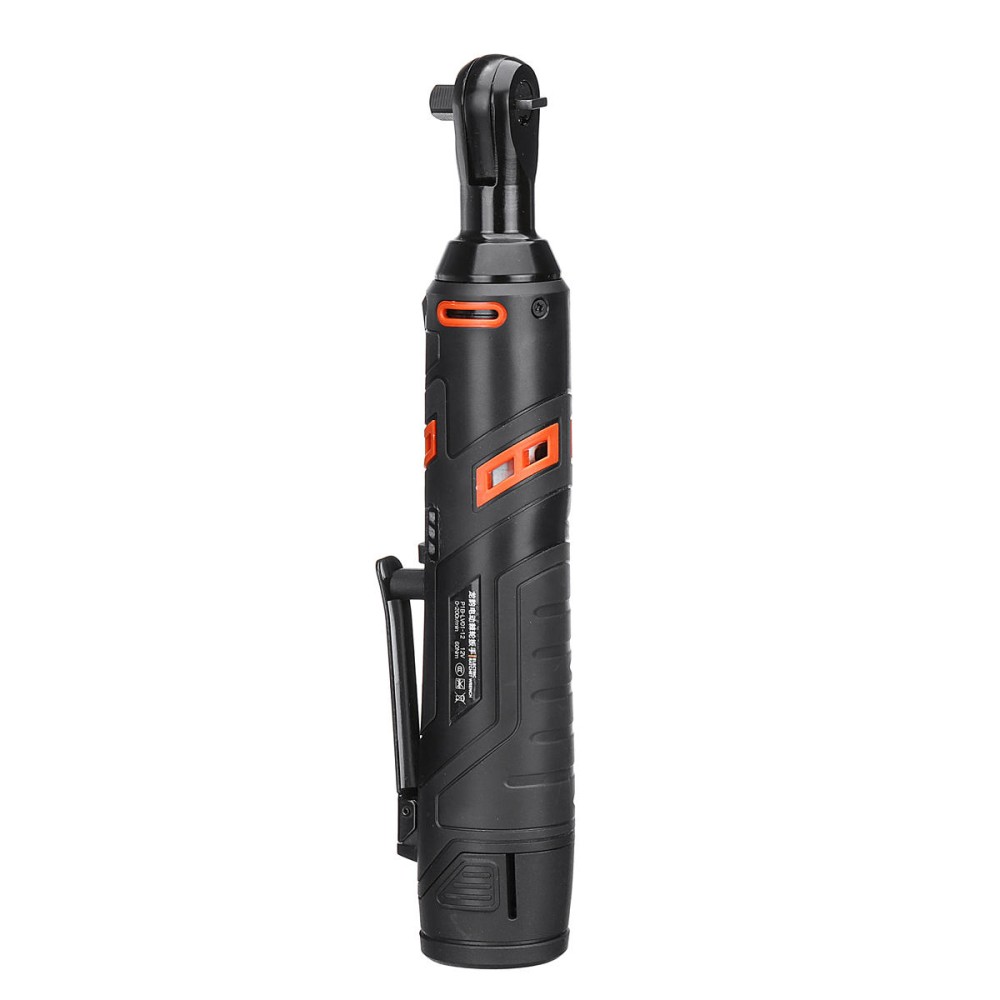 60NM Cordless Electric Ratchet Wrench Set with 12V Lithium-Ion Battery ...
