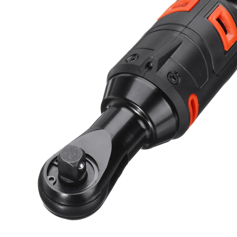 60NM Cordless Electric Ratchet Wrench Set with 12V Lithium-Ion Battery ...