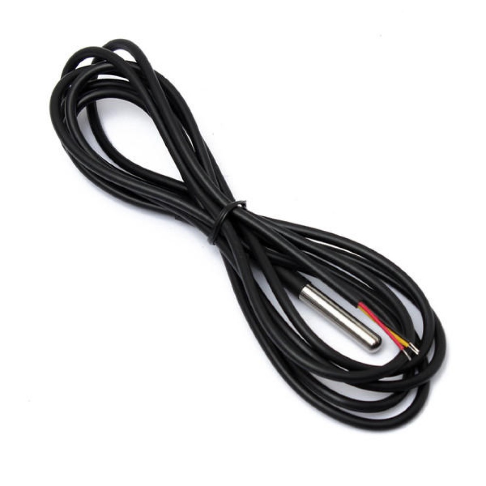 DANIU DS18B20 Waterproof Digital Temperature Temp Sensor Probe 1M 2M 3M ...