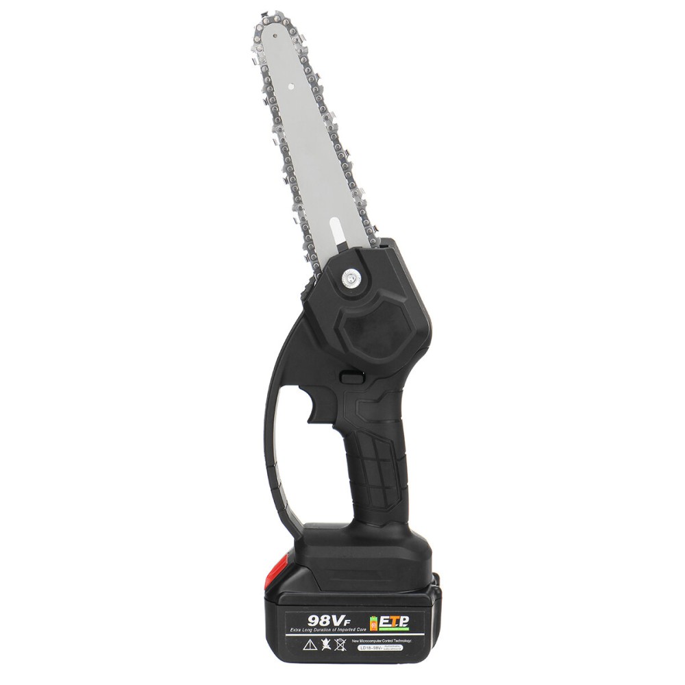 6 Inch Cordless Electric Mini Chainsaw Rechargeable Wood Cutter Chain ...