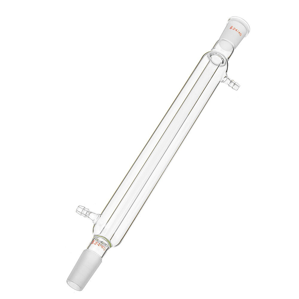 300mm 24/40 Glass Straight Liebig Condenser West Condenser Lab ...