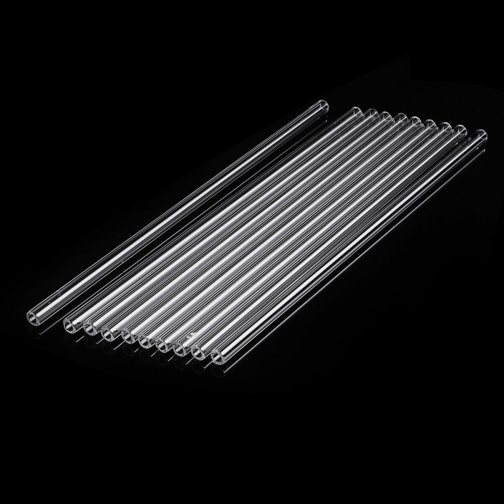 10Pcs 300mm OD 10mm 2.2mm Thick Wall Borosilicate Glass Blowing Tube ...