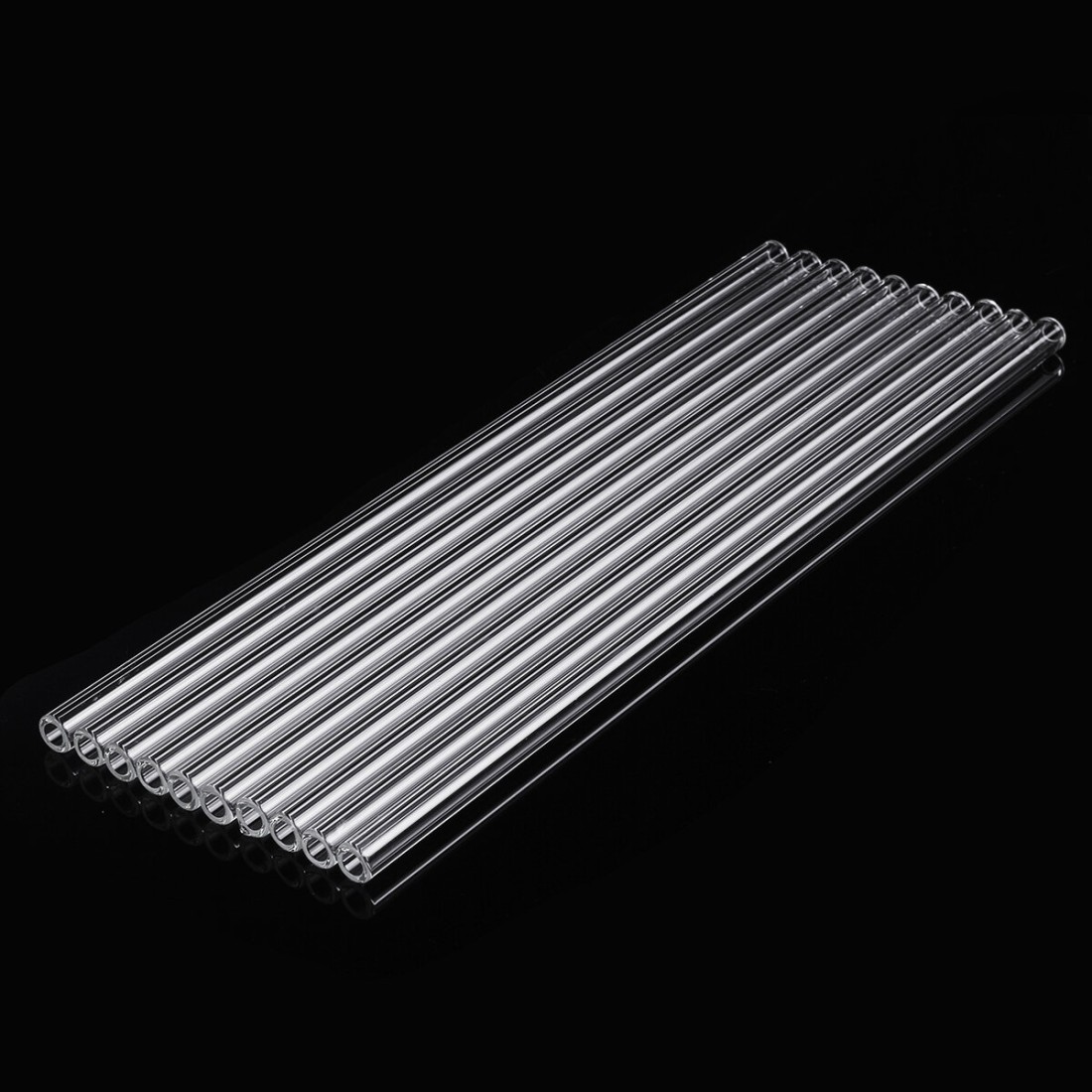 10Pcs 300mm OD 10mm 2.2mm Thick Wall Borosilicate Glass Blowing Tube ...