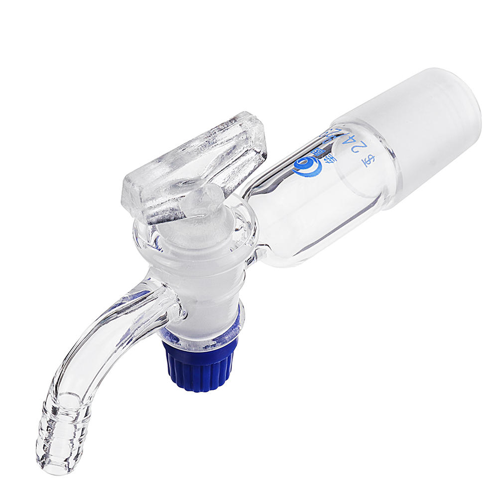 24/29 Glass Adapter Vacuum Flow Control Adapter with Glass Stopcock ...