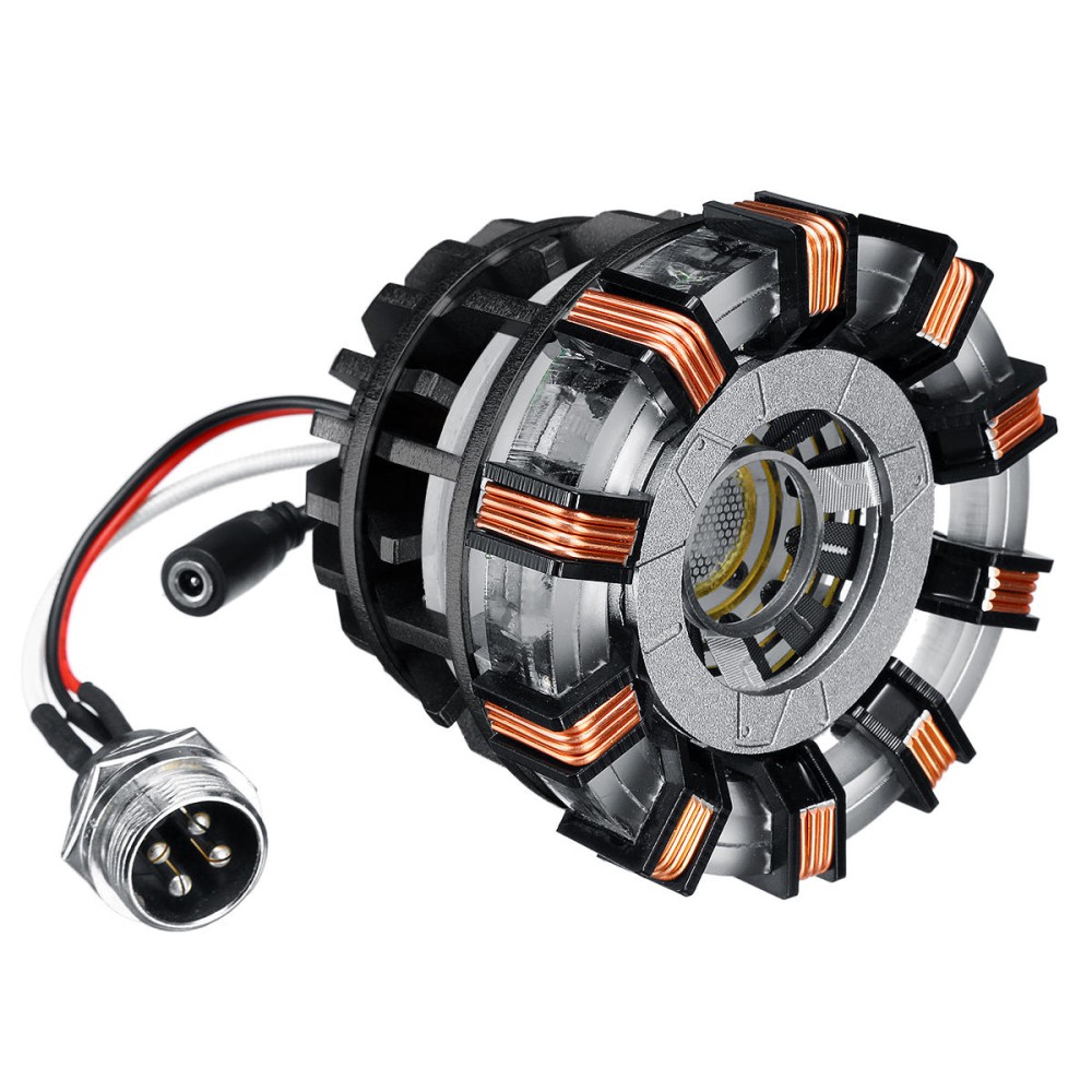 MK2 Acrylic Tony ARC Reactor Model DIY Kit USB Chest Lamp Movie Props ...