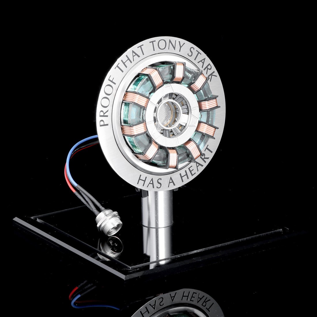 MK2 Remote Control Version DIY Arc Reactor Model Men Heart Kit LED ...