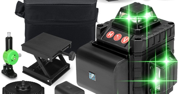 8/12/16 Line Laser Level Green Light Auto Self Leveling Cross 360 ...