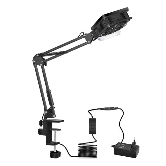 220V Soldering Exhaust Fan Welding Device with Energy-Saving Lamp ...