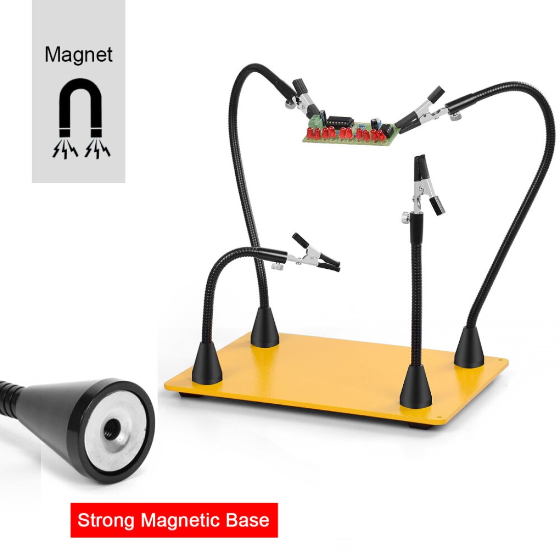 Strong Magnetic Flexible Arm Third Helping Hand PCB Circuit Board ...