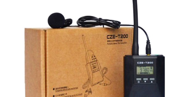 CZE-T200 0.2w Protable Stereo PLL Wireless Broadcast FM Transmitter ...