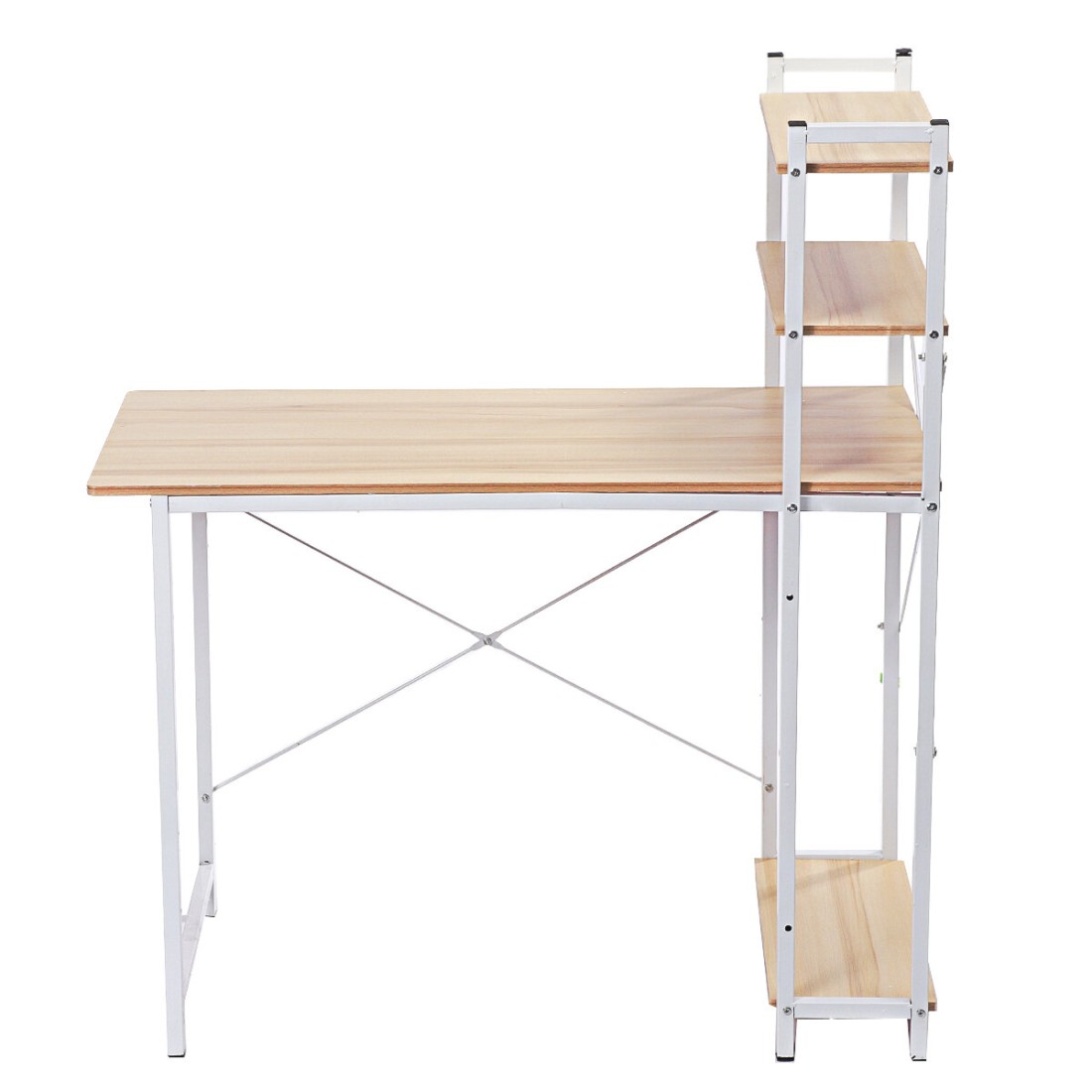Computer Desk Student Study Table Home Office Workstation Corner Shelf ...