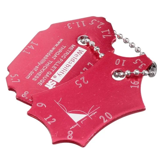 2pcs Angle Welding Gauge Key Pocket Gage Weld Seam Test Ulnar ...