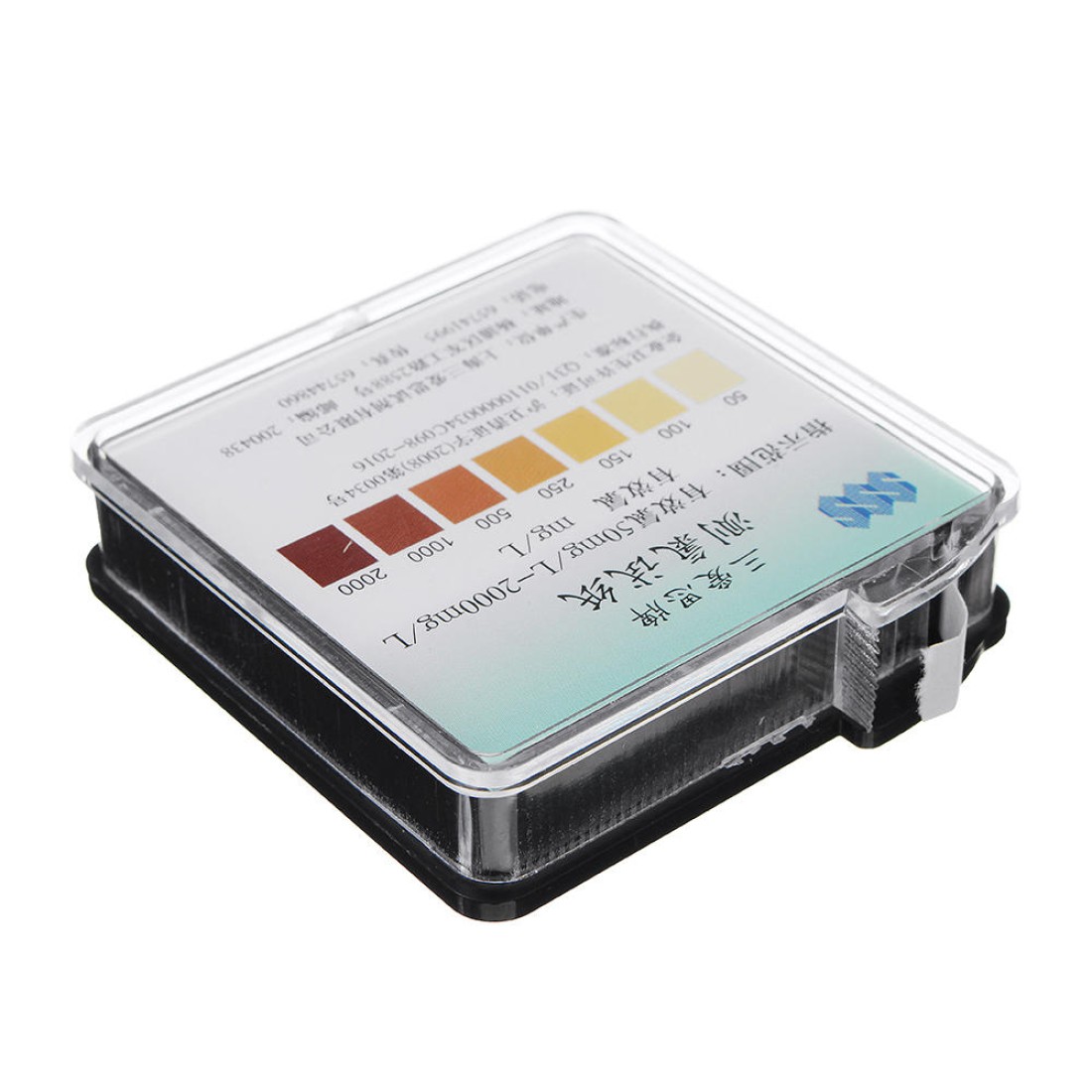 Chlorine Test Paper Roll Range 50-2000 ppm w/ Color Chart Sanitizer ...