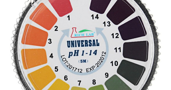Universal PH Test Strips Roll Full Range 1-14 Indicator Paper Tester ...