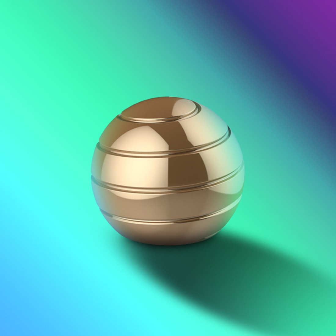 Decompression Gyroscope Rotating Ball Spherical Desk Gyro Optical ...