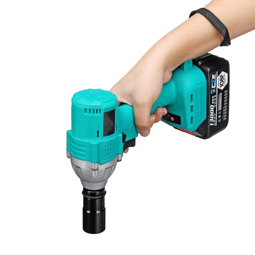 100-240V Li-ion Electric Wrench Brushless Impact Wrench Wood Work Power ...