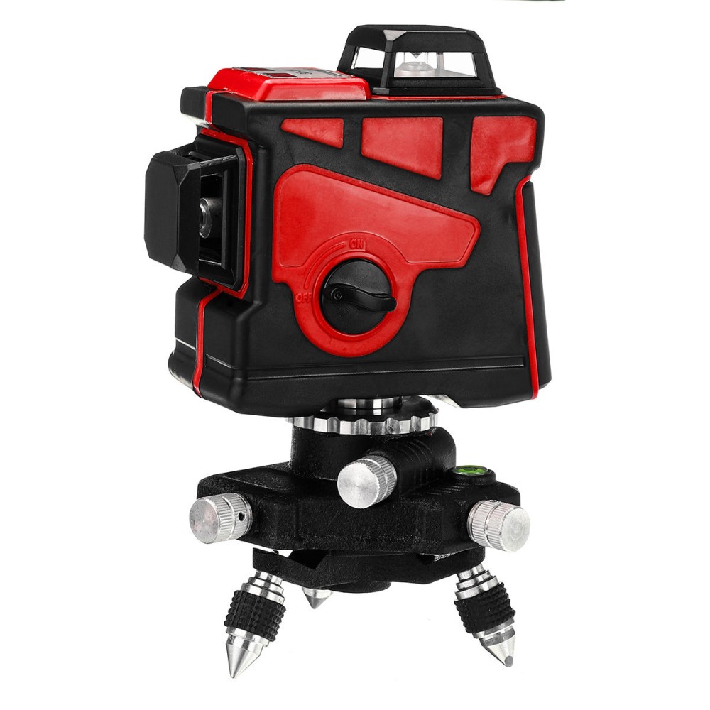 12 Line Rotary Laser Level Green Light 3D Cross Laser Self Leveling ...