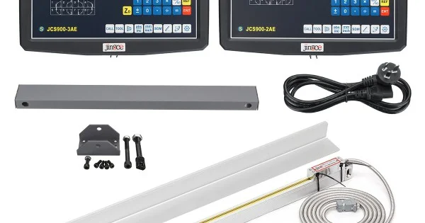 2/3 Axis Grating Digital Milling Readout Electronic Scale Lathe Linear ...