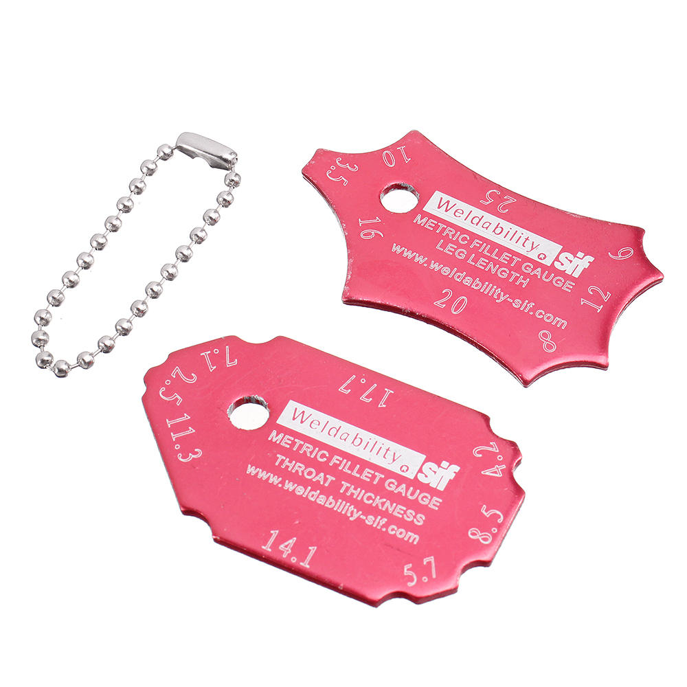 2pcs Angle Welding Gauge Key Pocket Gage Weld Seam Test Ulnar ...