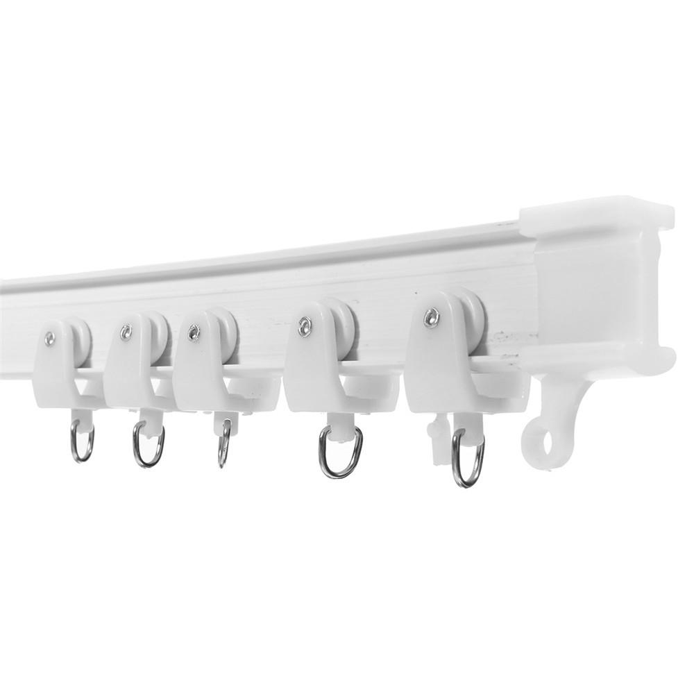 3 Meter Cuttable Bendable Curtain Track Rail for Straight Bay Windows ...