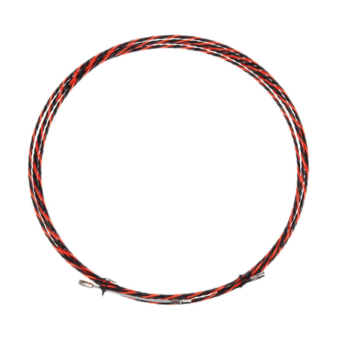 5-50m Electric Spiral Cable Push Puller Conduit Snake Cable Rodder Fish ...