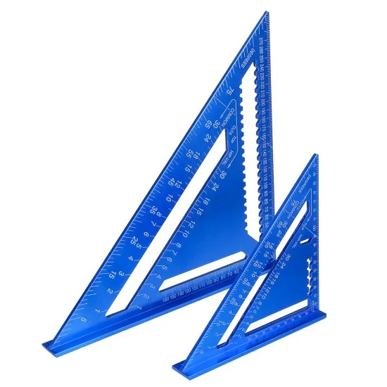 7inch/12inch Aluminum Alloy Speed Quick Roofing Rafter Angle Triangle ...