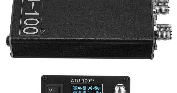 ATU-100 PRO 1.8Mhz-30Mhz OLED Display Automatic Antenna Tuner Built-in ...