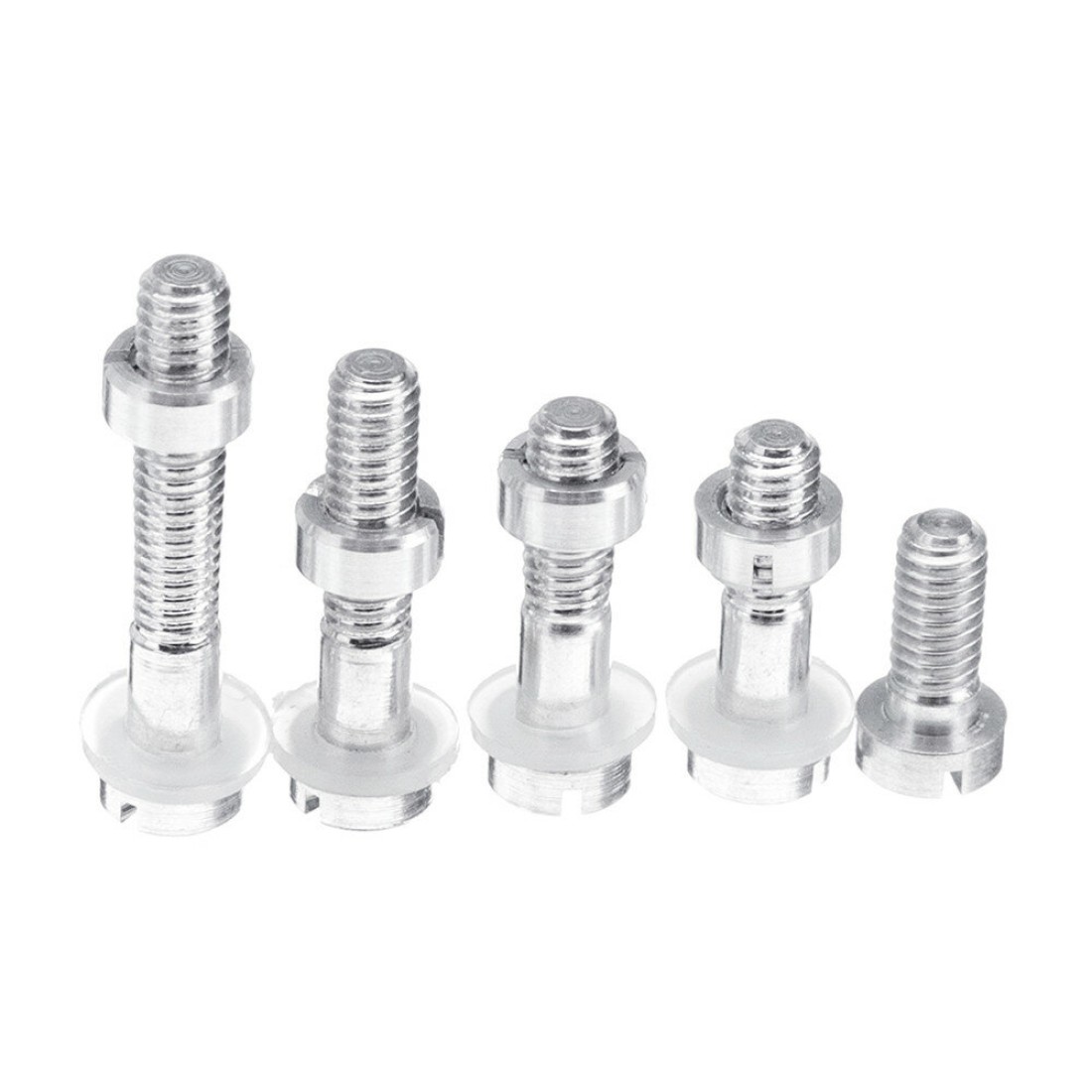 Aluminum Screw For Turntable Headshell Cartridge Mounting Pure Silver Part