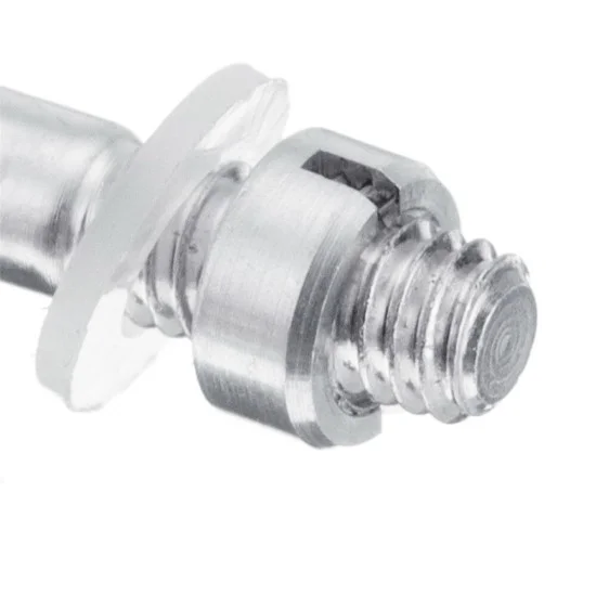 Aluminum Screw For Turntable Headshell Cartridge Mounting Pure Silver Part