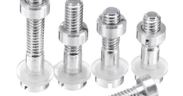 Aluminum Screw For Turntable Headshell Cartridge Mounting Pure Silver Part