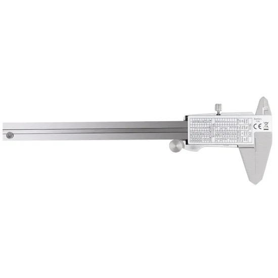 Digital Stainless Steel Caliper 150mm 6 Inches Inch/Metric/Fractions ...