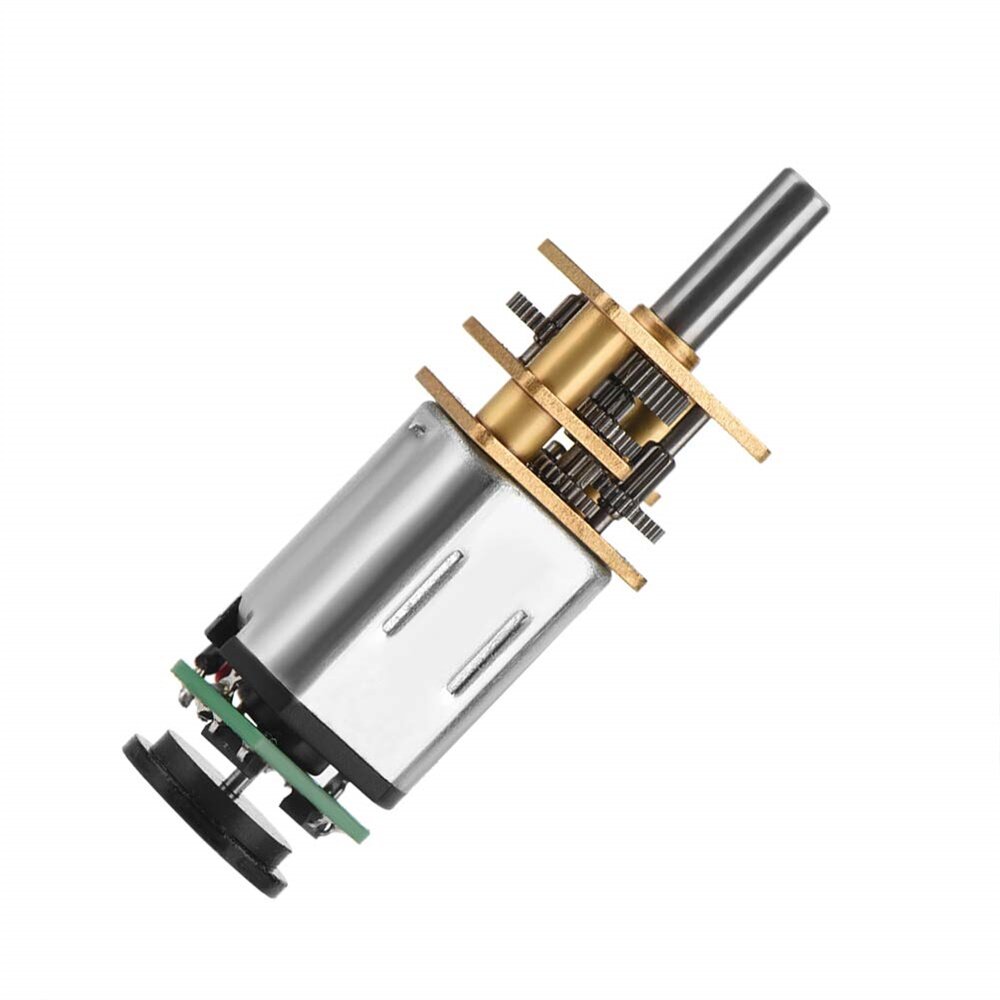 DC 6V N20 Gear Motor Encoder Speed Reduction Gearbox 30/50/70/200 ...