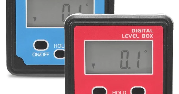 Digital Inclinometer Spirit Level Box Protractor Angle Finder Gauge ...