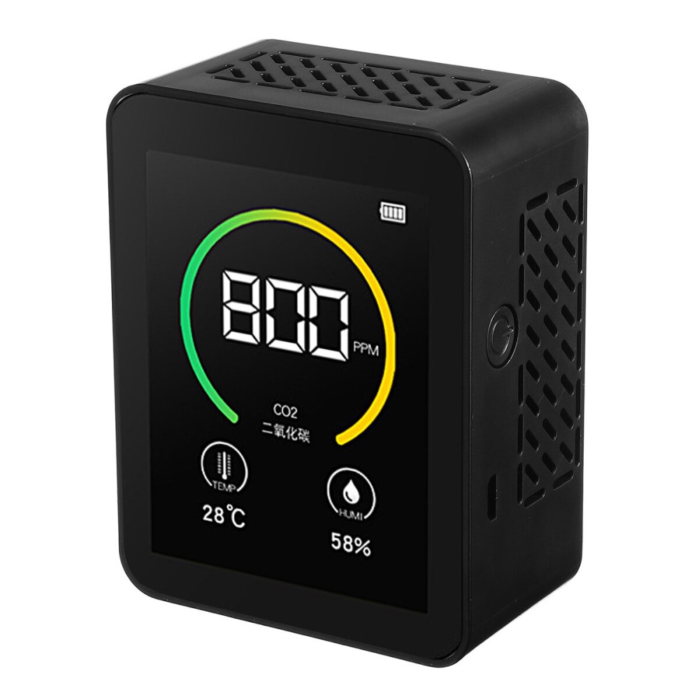 Gas Co2 Sensor Detector Air Quality Monitor Analyzer W/ Temperature ...
