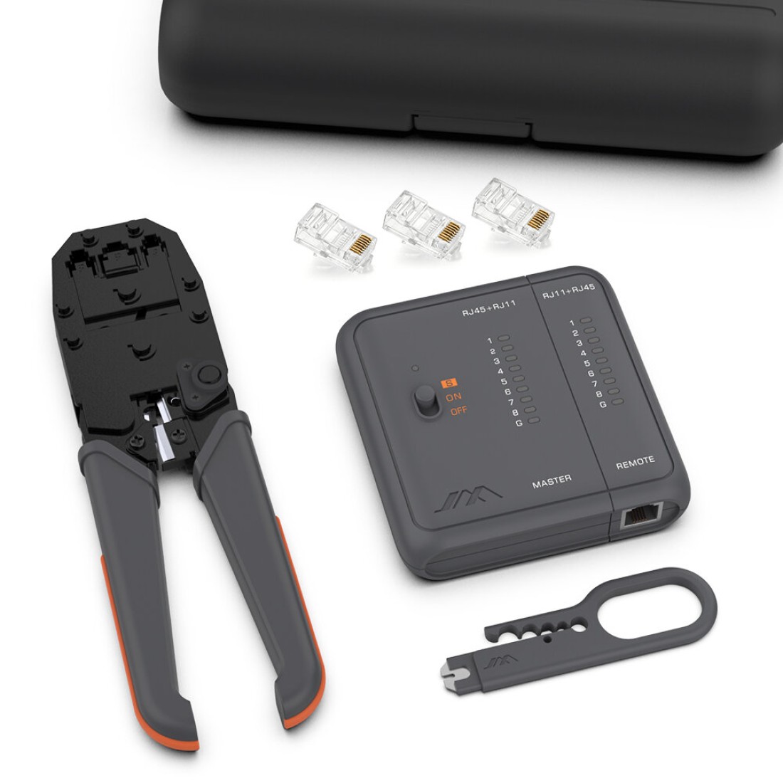 GTW5N Network Cable Pliers 5 In 1 Rj45 Crimp Tool Pass Through Modular ...