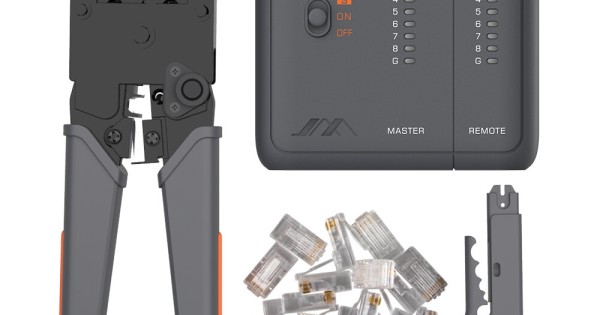 GTW5N Network Cable Pliers 5 In 1 Rj45 Crimp Tool Pass Through Modular ...