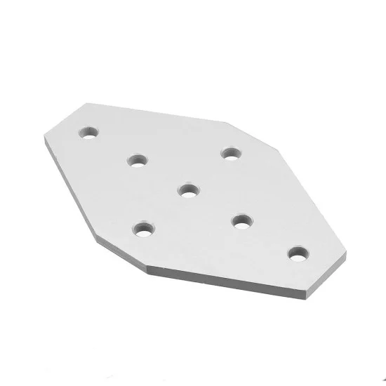 Aluminum 7 Holes Join Plate Corner Bracket for 2020 V-slot Aluminum ...