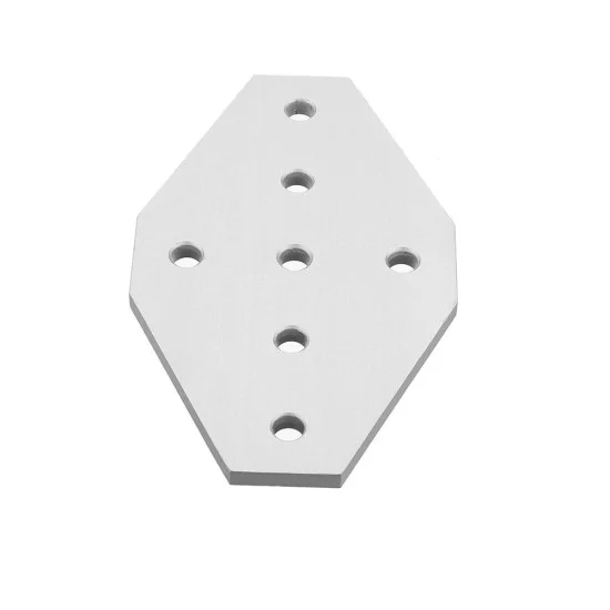 Aluminum 7 Holes Join Plate Corner Bracket for 2020 V-slot Aluminum ...