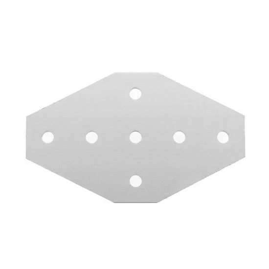 Aluminum 7 Holes Join Plate Corner Bracket for 2020 V-slot Aluminum ...