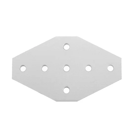 Aluminum 7 Holes Join Plate Corner Bracket for 2020 V-slot Aluminum ...