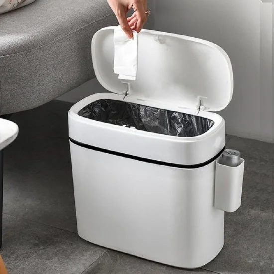 Multifunction Bathroom Trash Can Wastebasket Toilet Brush Toilet ...
